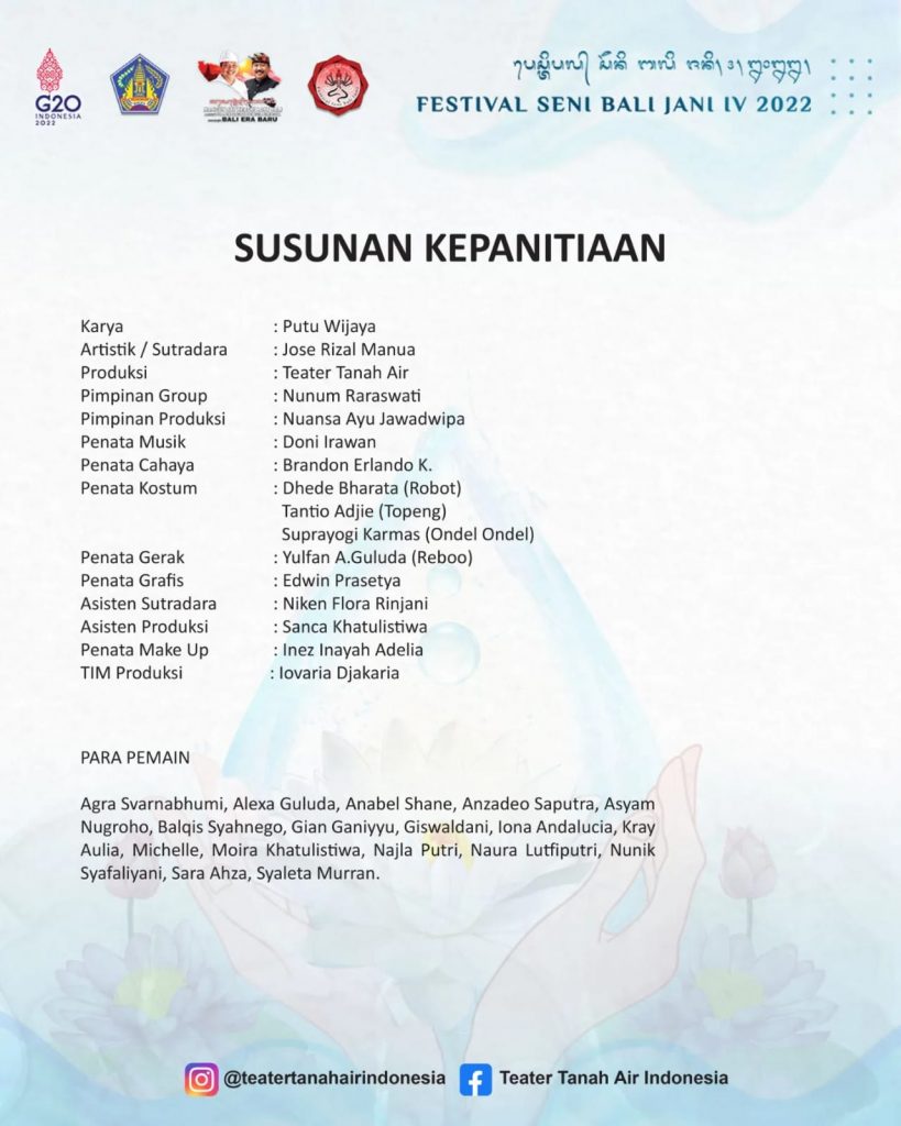 Adilango (Pagelaran Kolosal) Festival Seni Bali Jani IV 2022